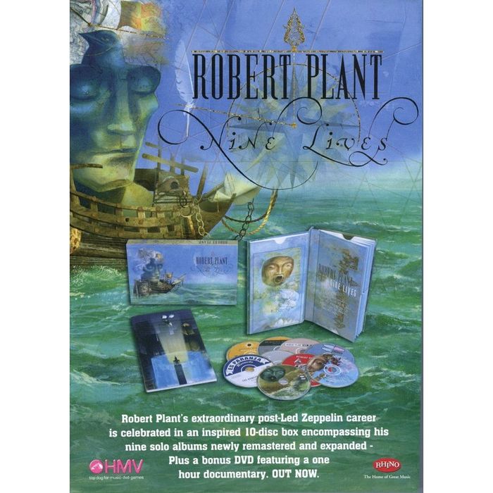 Robert Plant Nine Lives Documentary : Front | DVD Covers | Cover ...